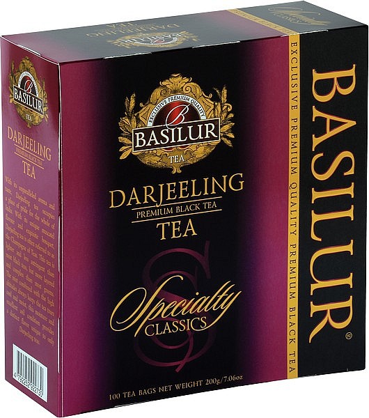 BASILUR Specialty Darjeeling ohne Bezug 100x2g | Schwarzer Tee | Teapur