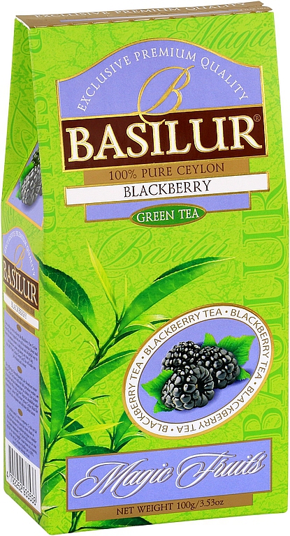 Basilur Tea Magic Fruits Blackberry (Karton) | Grüner Tee | Teapur